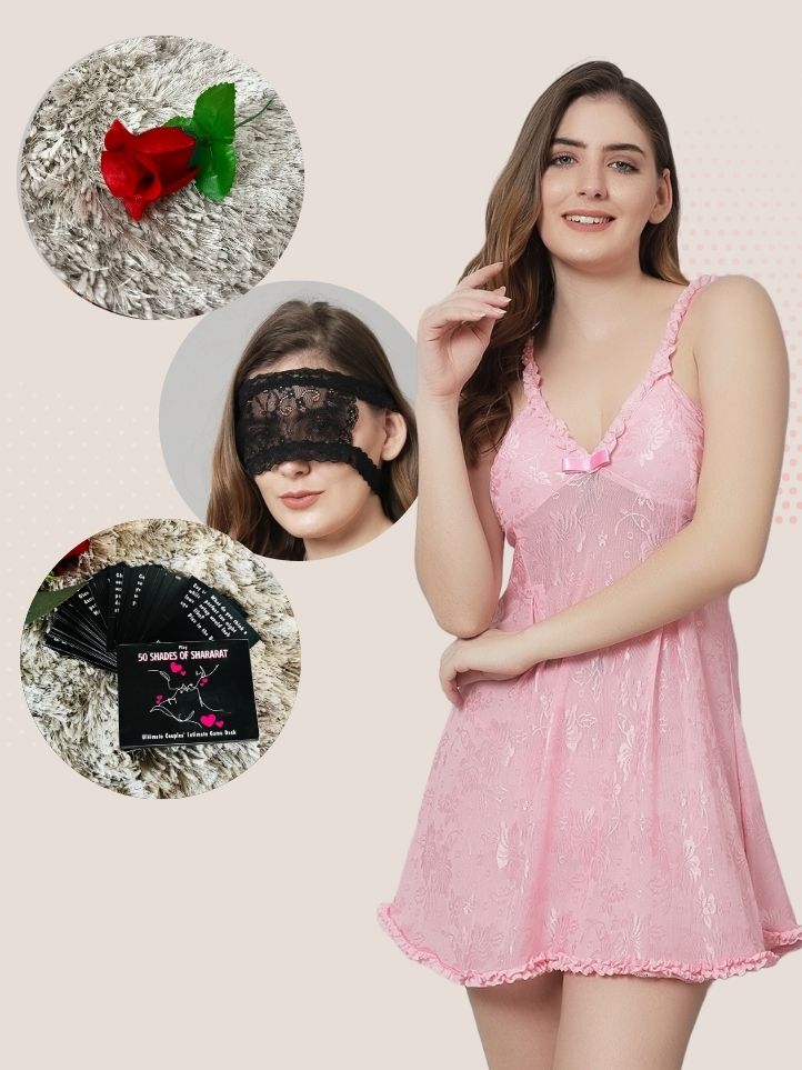 Risky-Frisky Nights Hamper | Sensuous Lingerie | Shararat